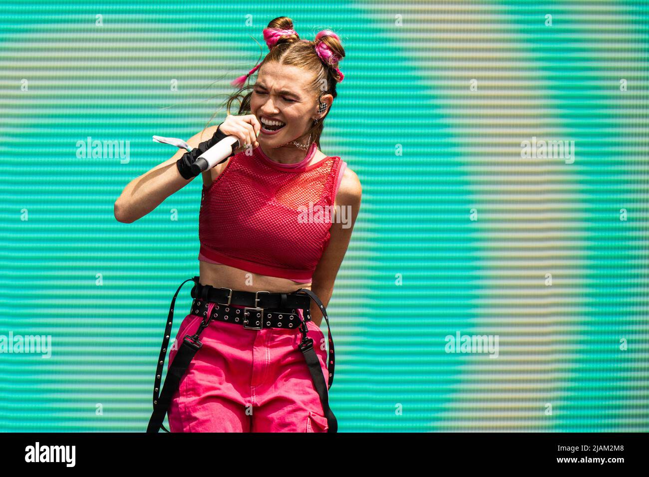 MisterWives - Mandy Lee performs during the 2022 BottleRock Napa Valley ...