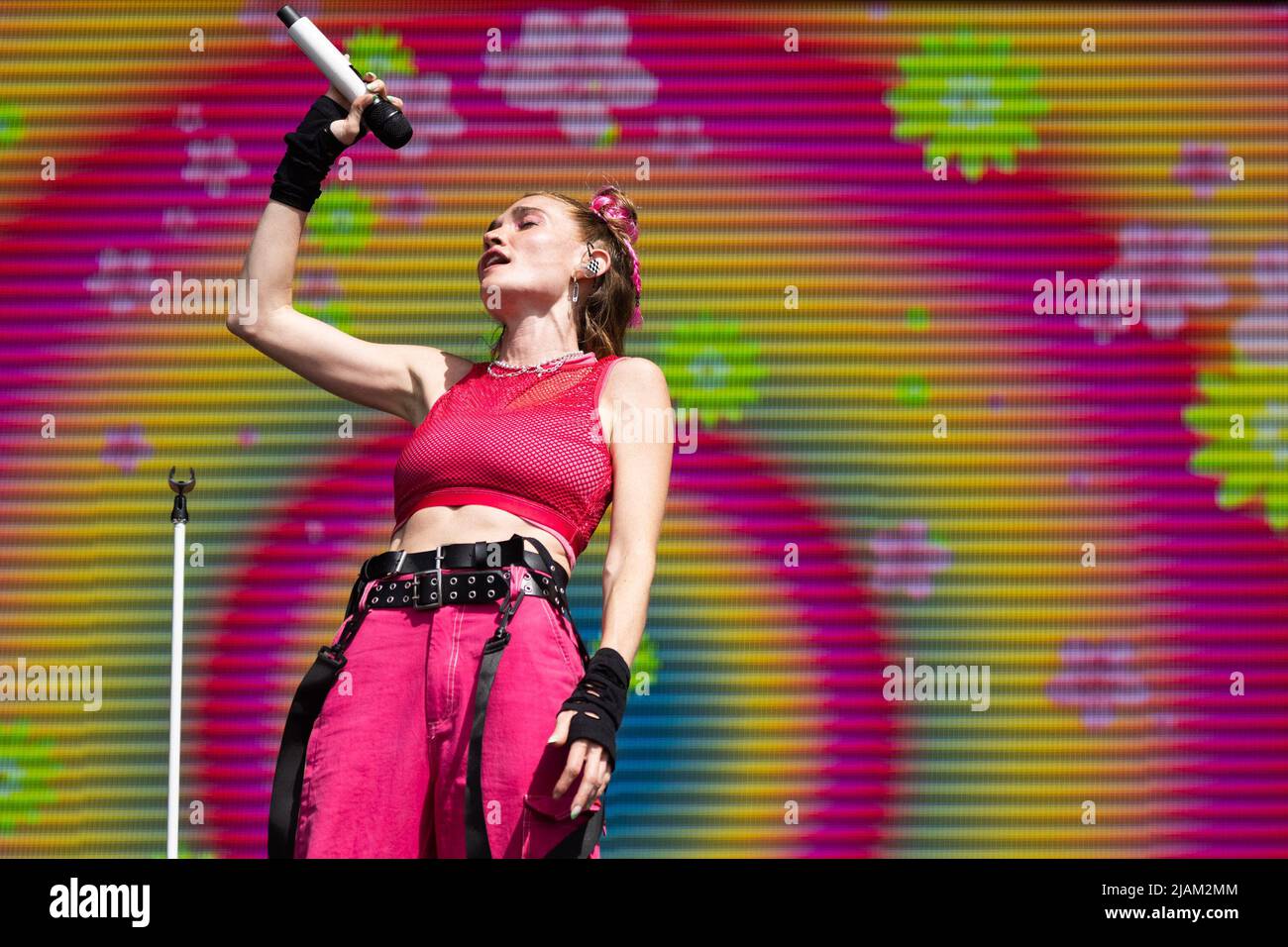 MisterWives - Mandy Lee performs during the 2022 BottleRock Napa Valley ...
