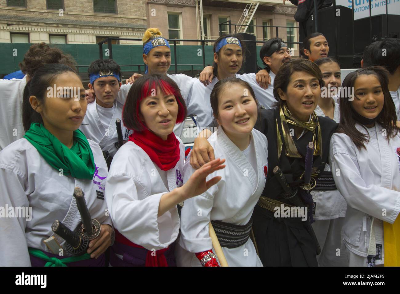 First ever Japan Day Parade on Central Park West in Manhattan on May 15 ...