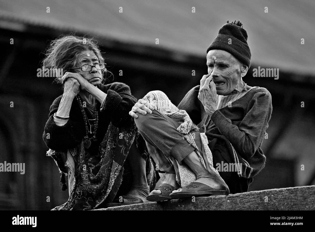 Nepali People in daily life. Nepal Stock Photo - Alamy