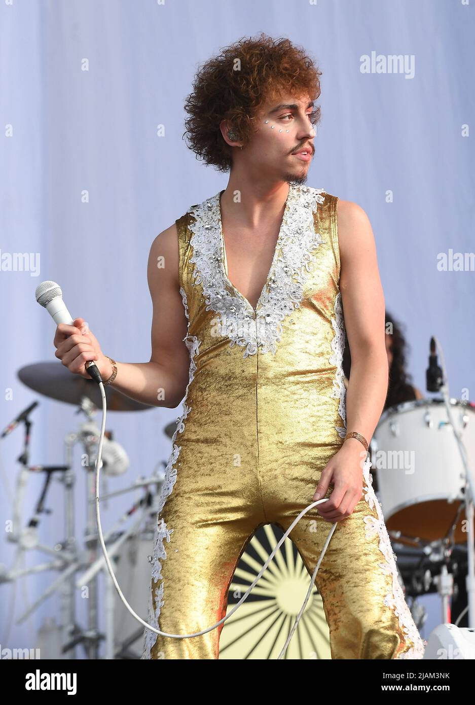 Greta Van Fleet - Josh Kiszka performs during the 2022 BottleRock Napa ...