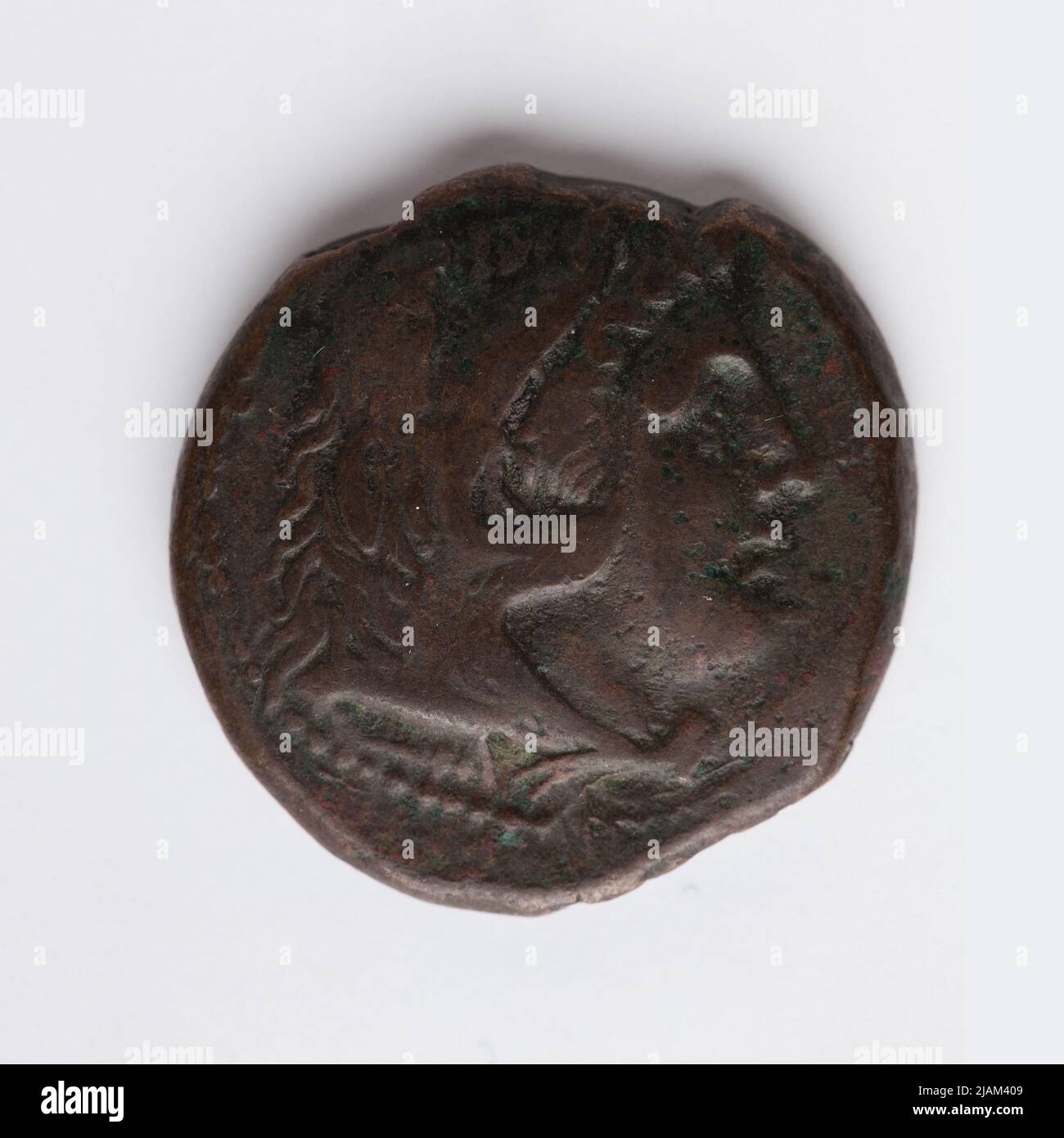 Bruttium, ugly, bronze didrachm; 211 208 BC Mennica Bruttium Stock ...