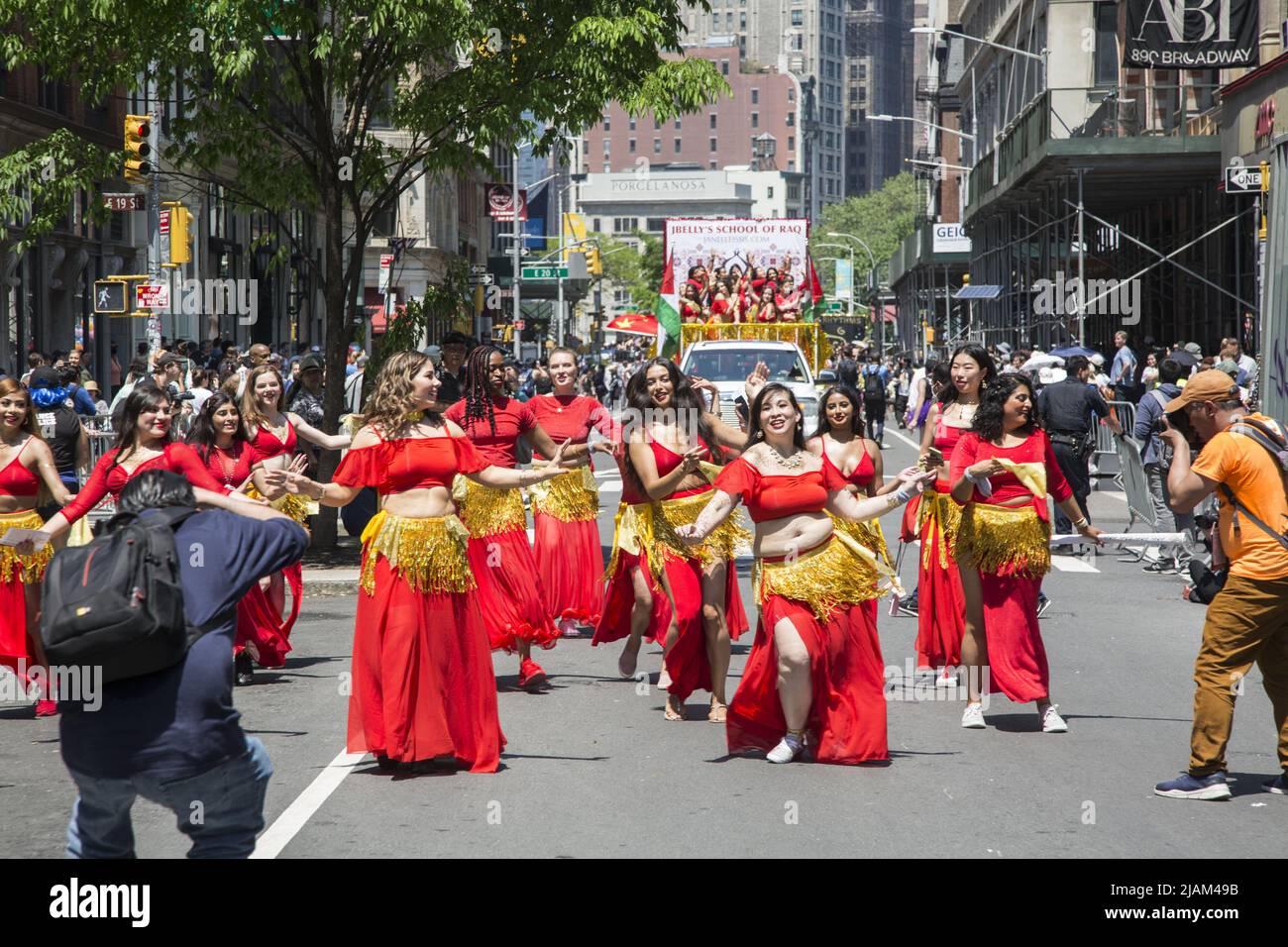 New York City Dance Parade winds its way down Broadway in New York City ...