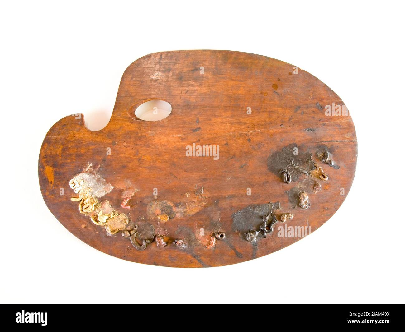 Artists oval palette hi-res stock photography and images - Alamy