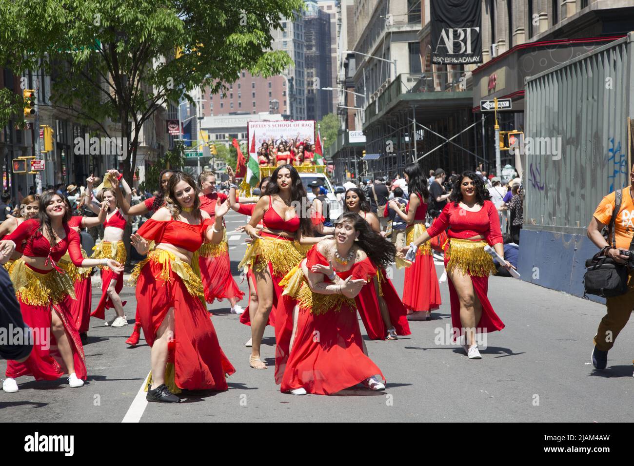 New York City Dance Parade winds its way down Broadway in New York City ...