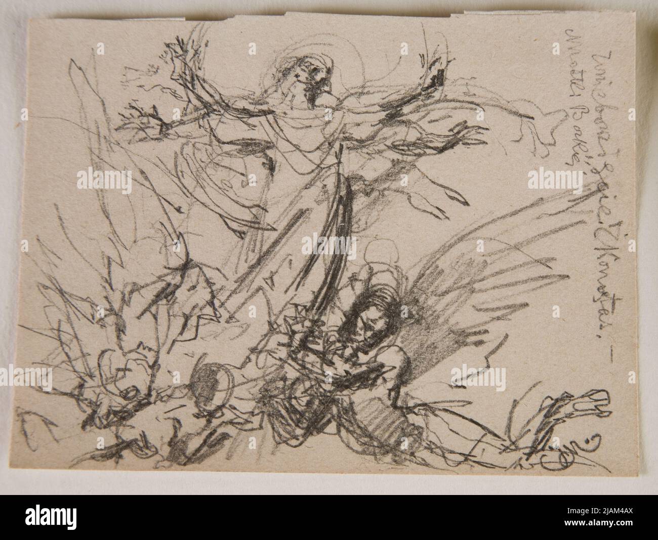 Sketch to the iconostasis for the Uniate church of St. Norbert in ...