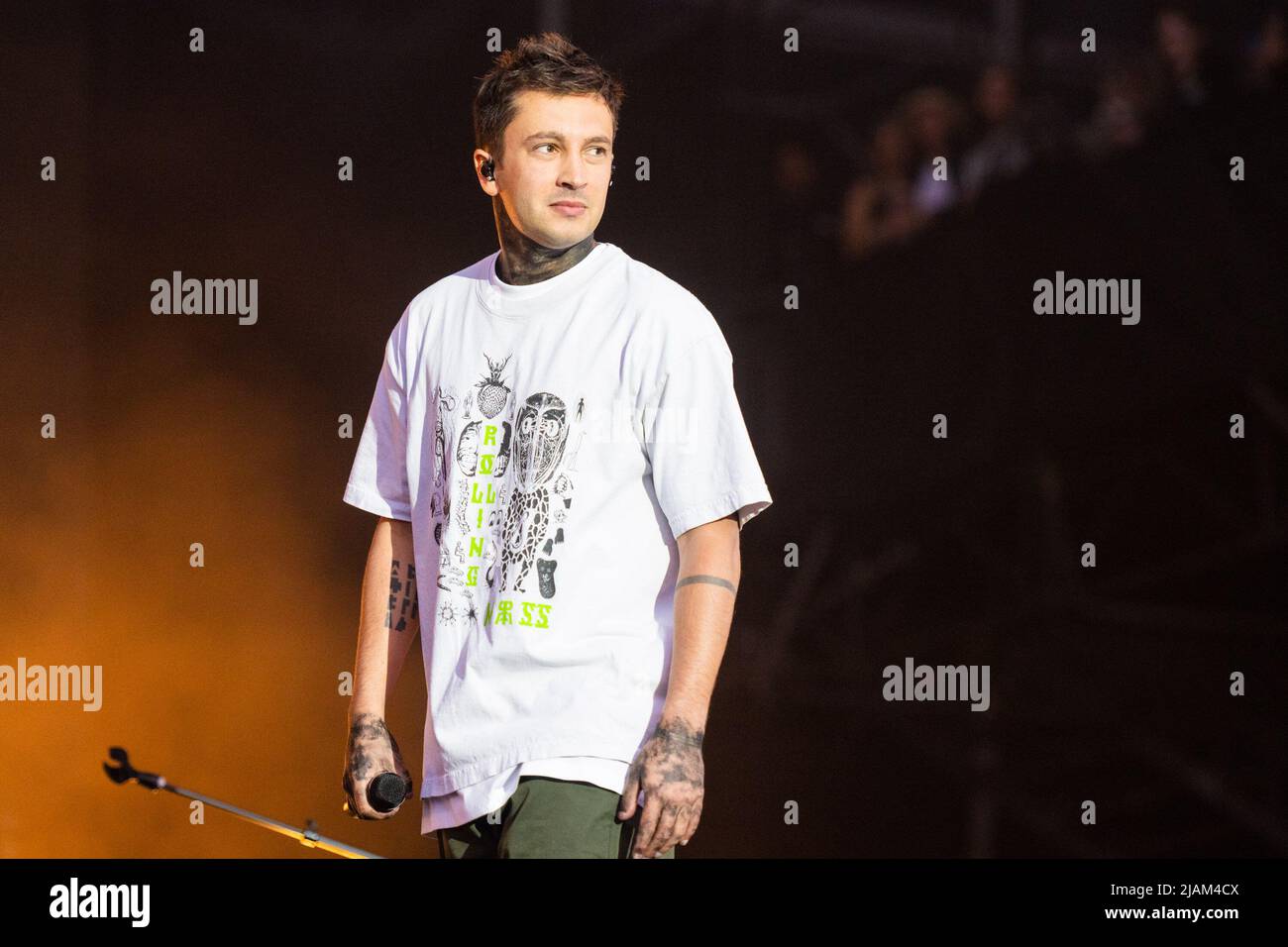 Twenty One Pilots - Tyler Joseph performs during the 2022 BottleRock ...
