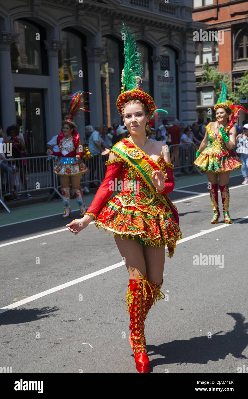 New York City Dance Parade winds its way down Broadway in New York City ...