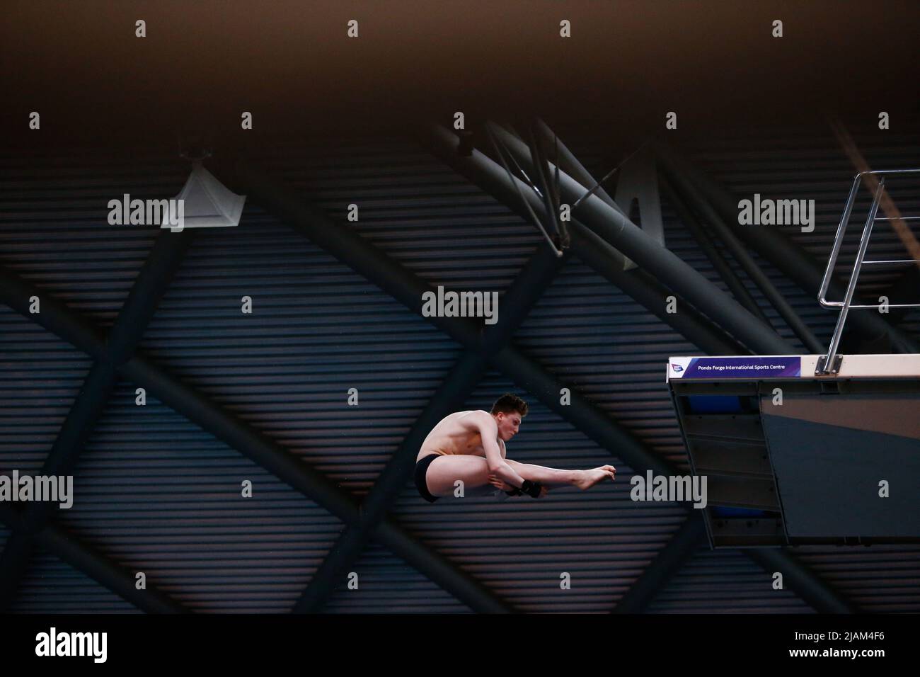 Dive London Aquatics Club’s Ben Cutmore competes during day three of ...