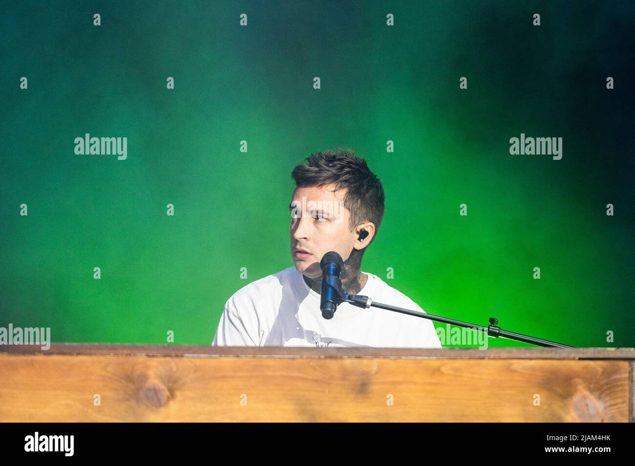 Twenty One Pilots - Tyler Joseph performs during the 2022 BottleRock ...