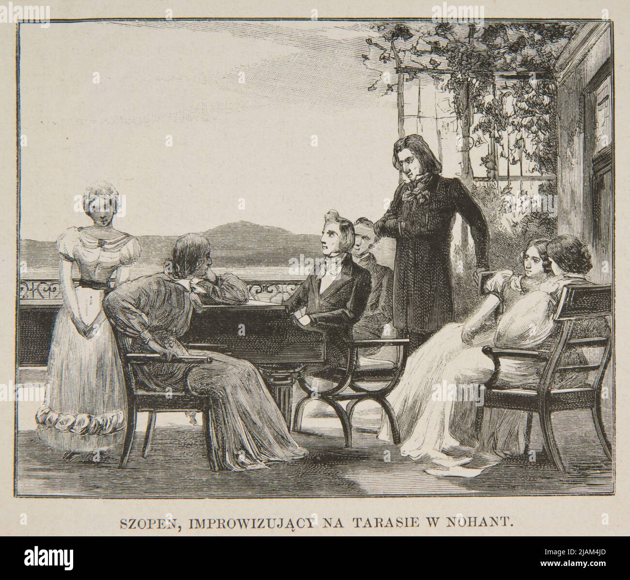 Fryderyk Chopin (1810 Żelazowa Wola 1849 Paris) Composer and Pianist Szopen, Improvising on the ...