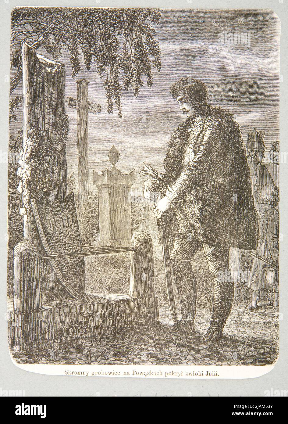 Illustration to the picture from the end of the 18th century by Józef ...