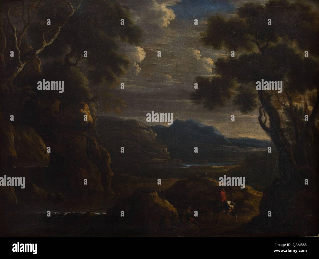 Landscape with a Man on Horseback Mulier, Pieter m. (like 1637 1701 ...