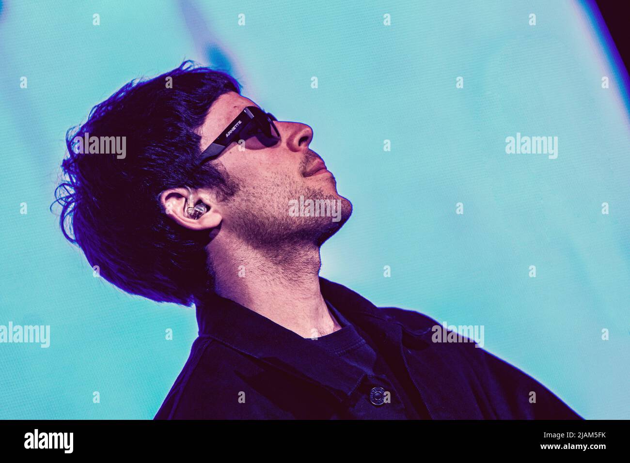 Flavio Bruno Pardini professionally known as Gazzelle performs with his ...