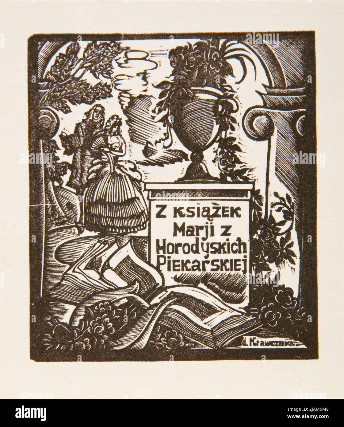 Maria's Exlibris from Horodysk Piekarska Krawczenko, Aleksy (1889 1940 ...