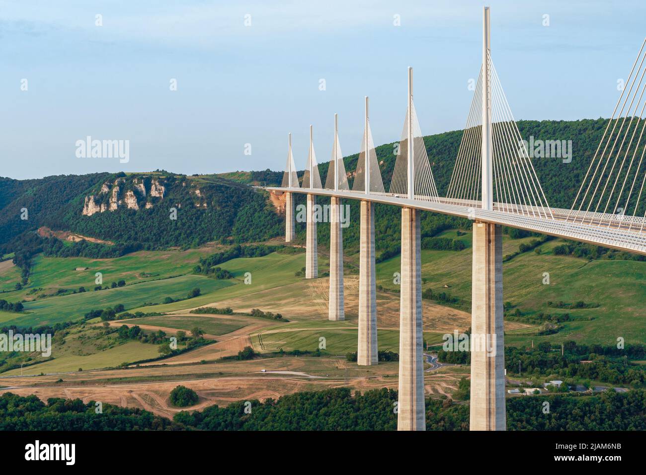 Millau bridge france aerial hi-res stock photography and images - Alamy