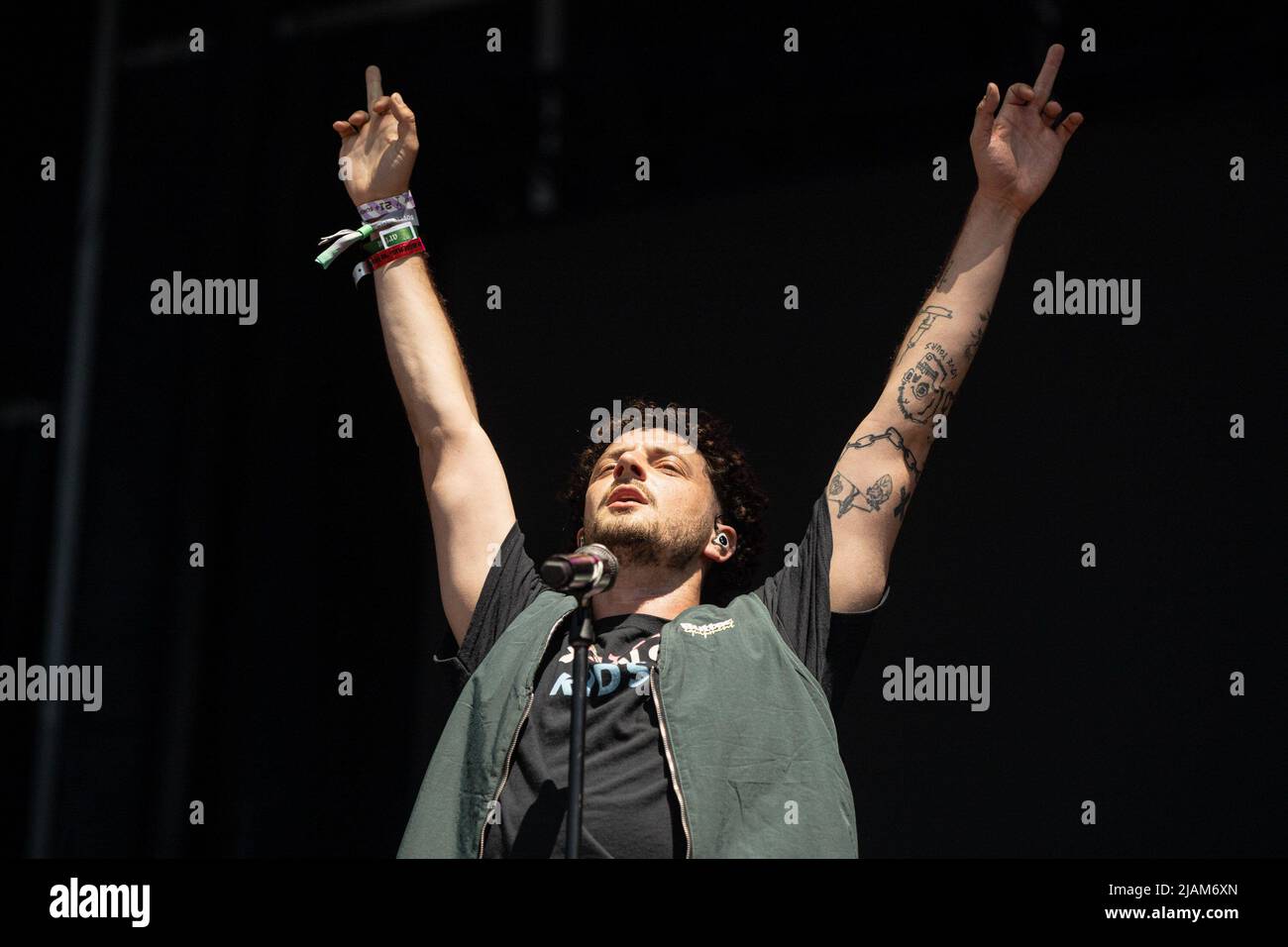 Grandson aka Jordan Edward Benjamin performs during the 2022 BottleRock ...