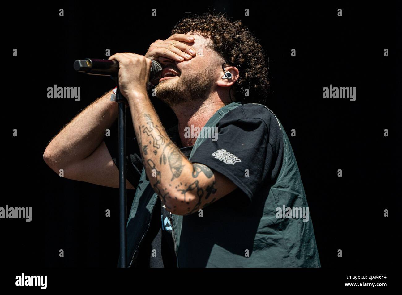 Grandson aka Jordan Edward Benjamin performs during the 2022 BottleRock ...