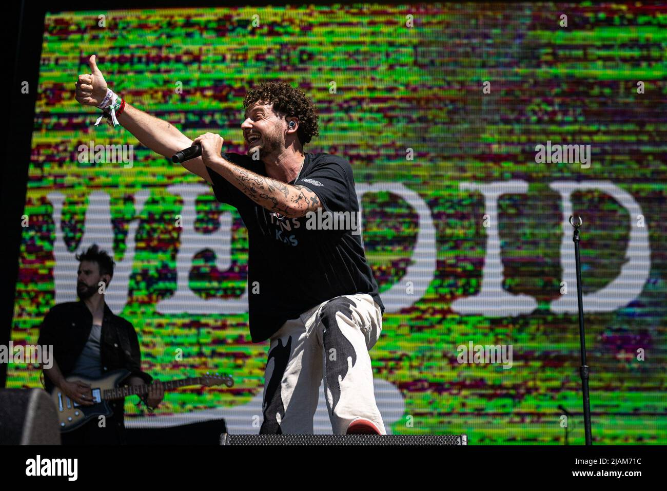 Grandson aka Jordan Edward Benjamin performs during the 2022 BottleRock ...