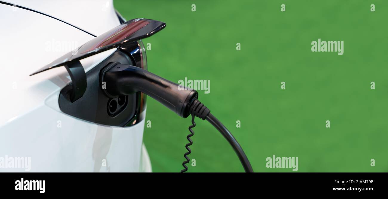 Car connected to electricity supply hi-res stock photography and images ...