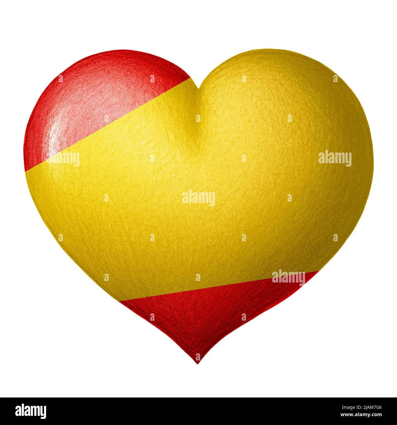 Spain flag love heart concept hi-res stock photography and images - Alamy