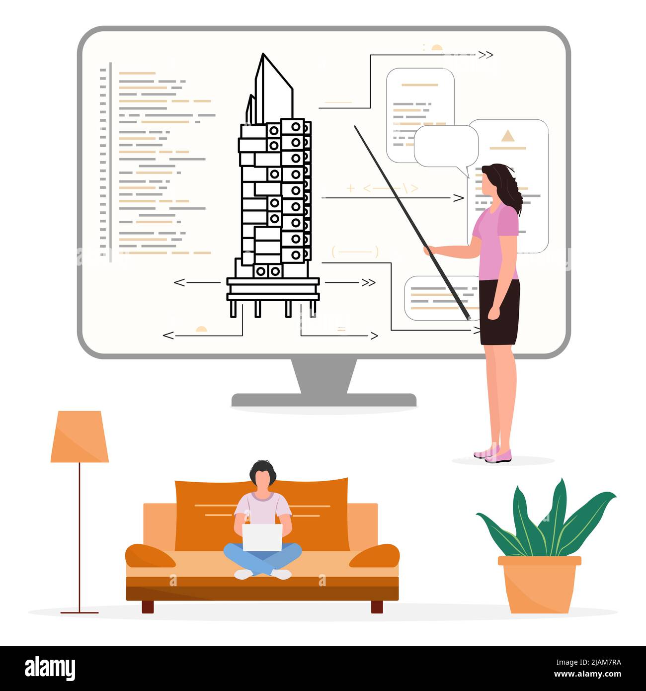 College of architects Stock Vector Images - Alamy