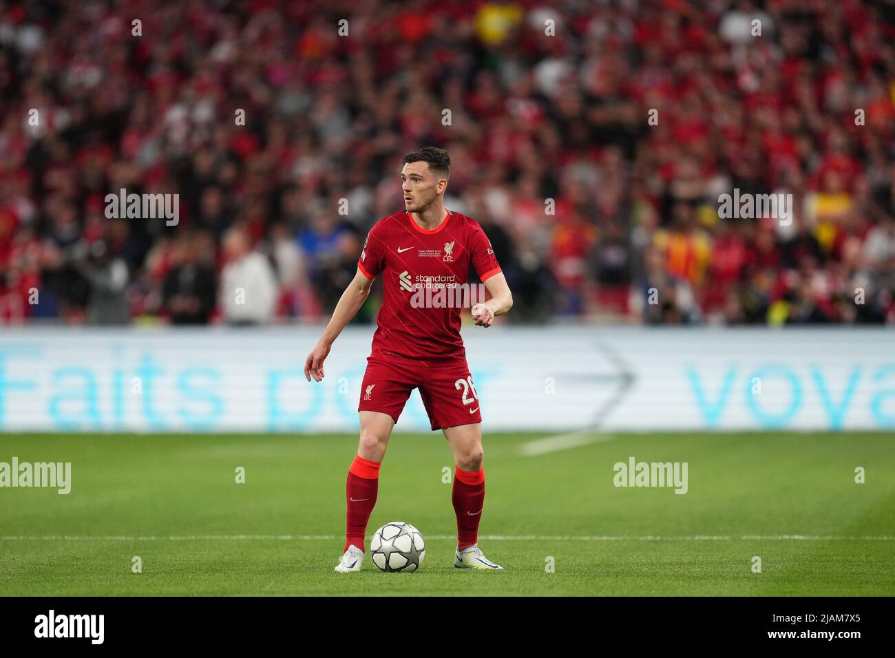 Andy Robertson of Liverpool FC during the UEFA Champions League Final ...