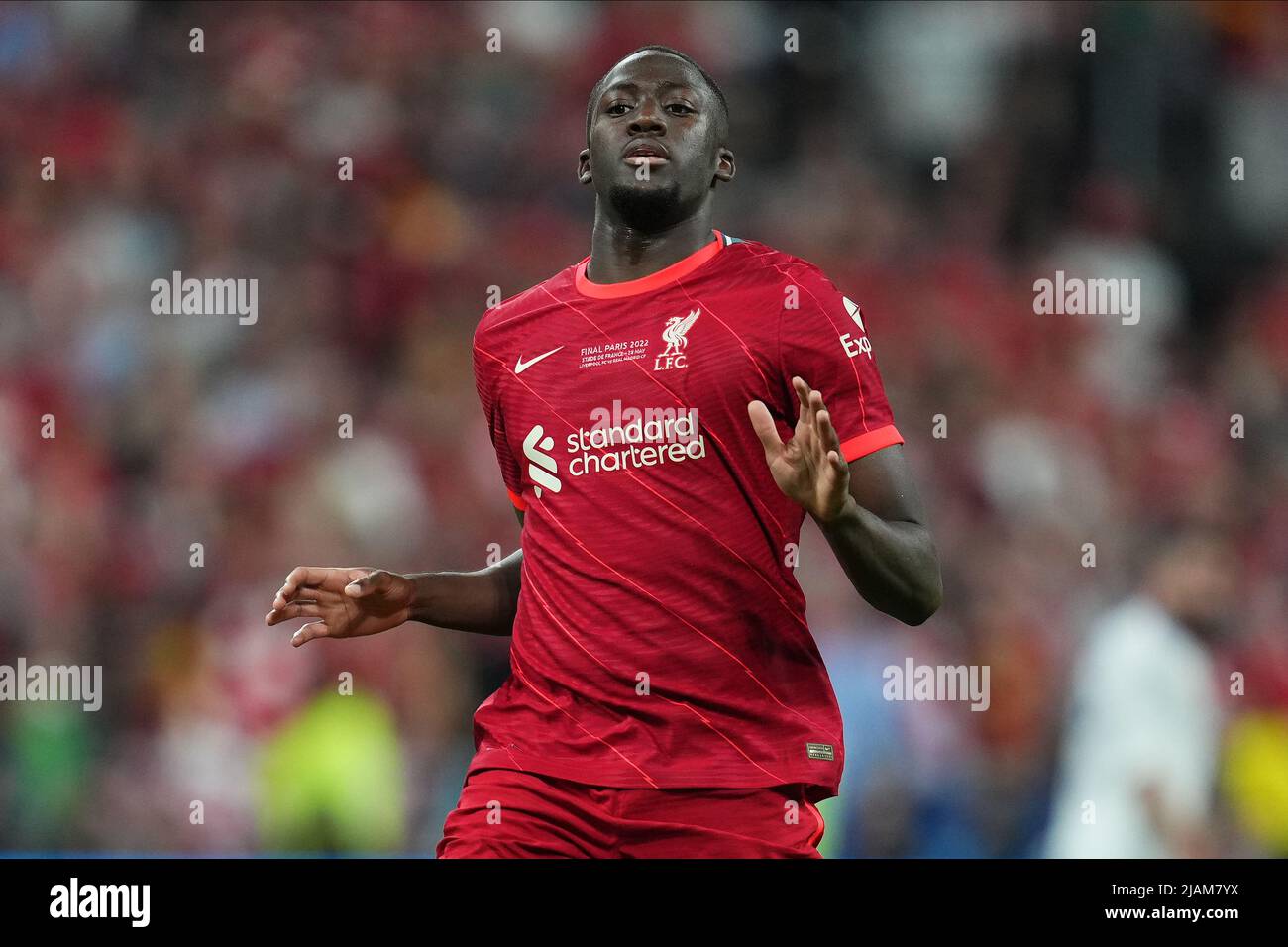 Ibrahim Konate of Liverpool FC during the UEFA Champions League Final ...