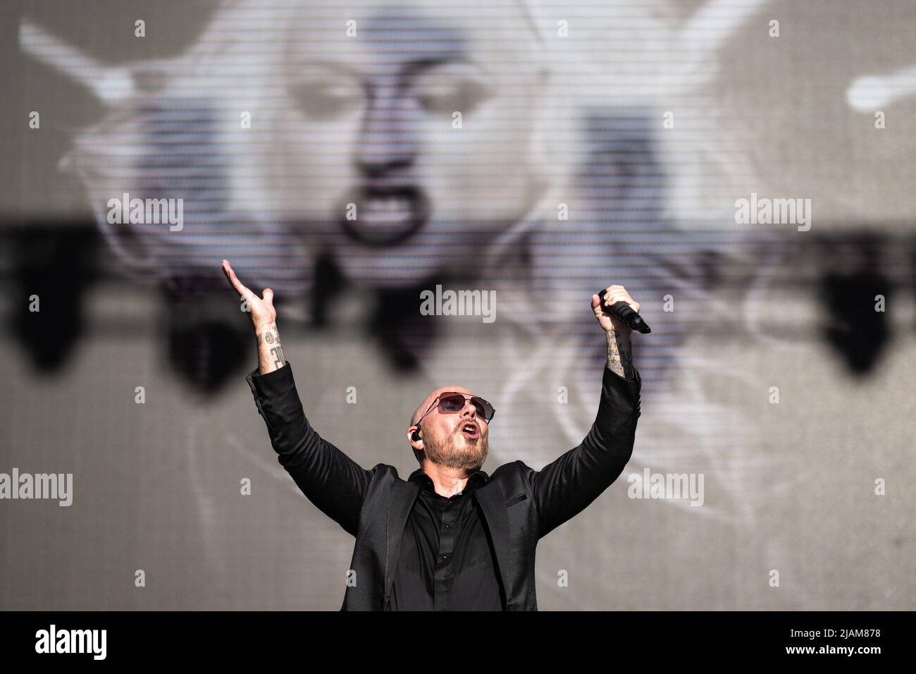 PITBULL performs during the 2022 BottleRock Napa Valley at Napa Valley ...