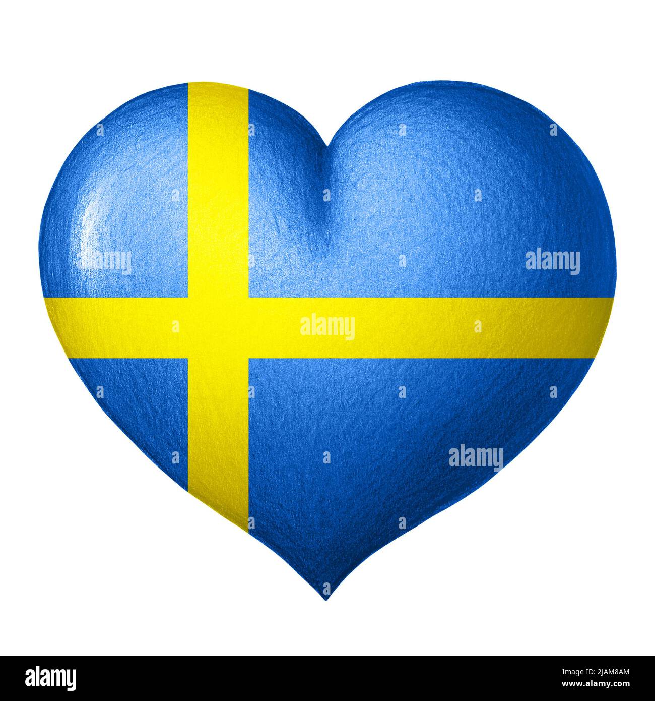 Swedish flag illustration hi-res stock photography and images - Alamy