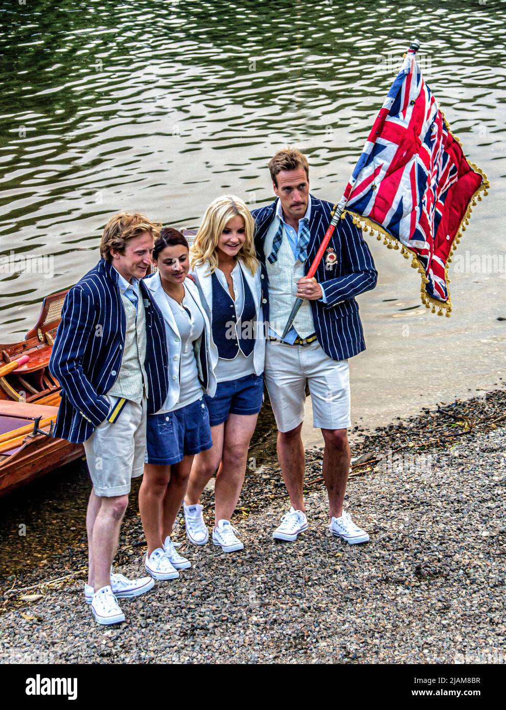Richmond upon Thames, London,England,UK 29 May,2012. Ben Fogle will row ...