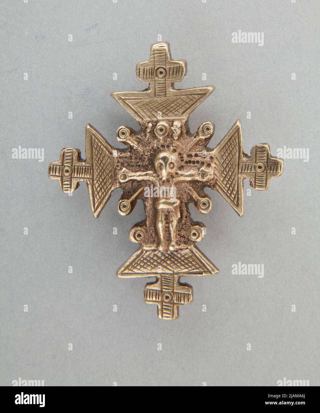 Small Cross – Christ Crucified (Single Armed) unknown Stock Photo - Alamy