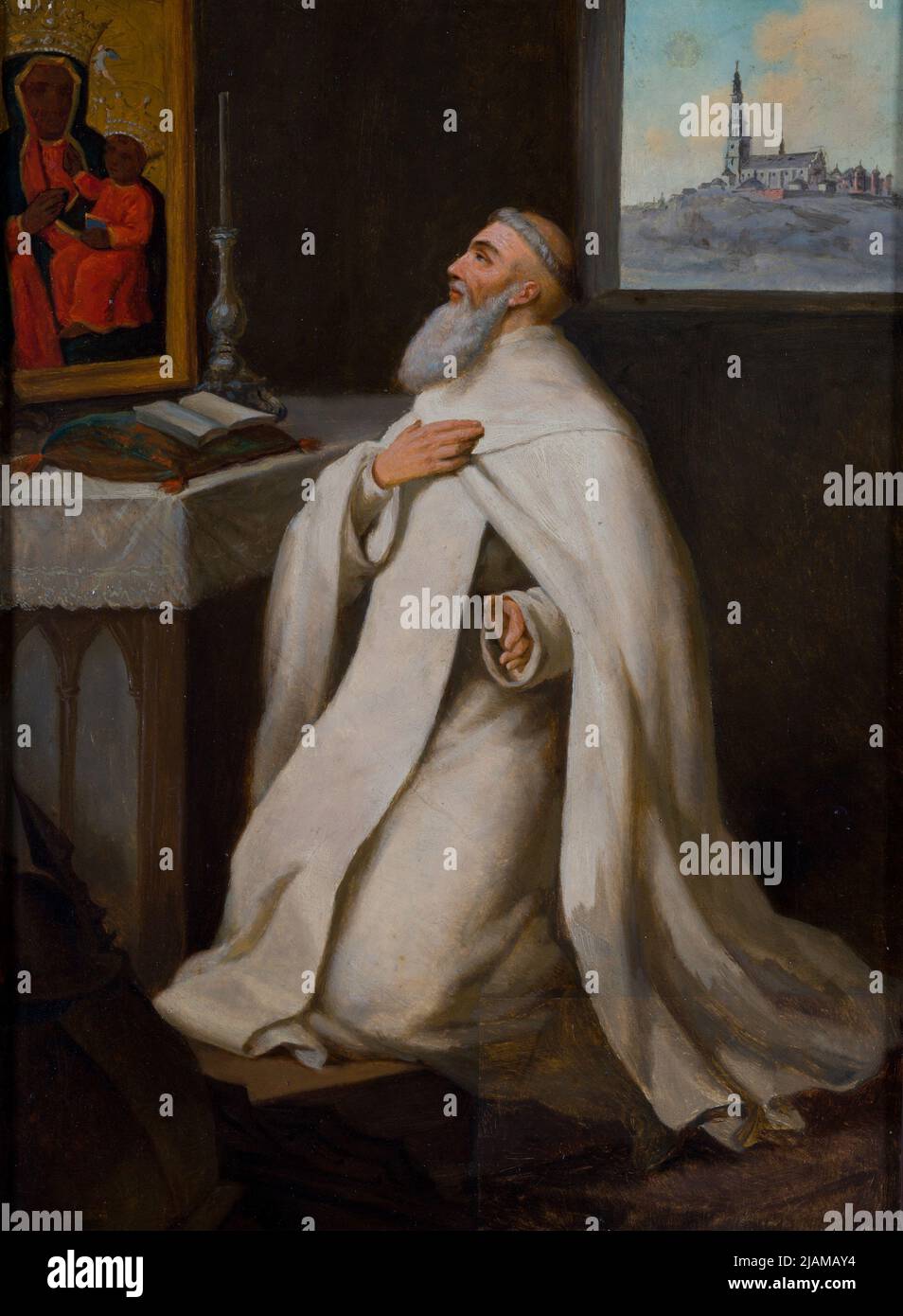 Portrait of Reverend Augustyn Kordecki Polkowski, Józef Tadeusz (1820 ...