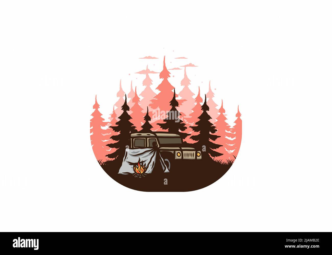 Camp river road Cut Out Stock Images & Pictures - Alamy