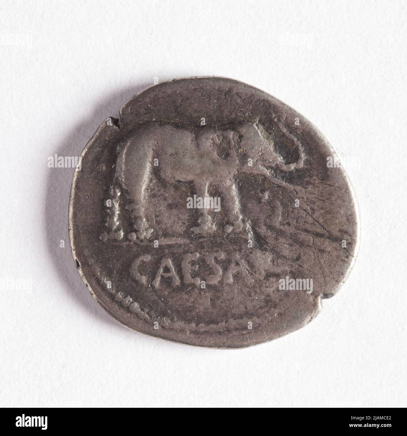 Roman Republic, Julius Caesar, a penny, moving mint; 49 48 BC Mint ...