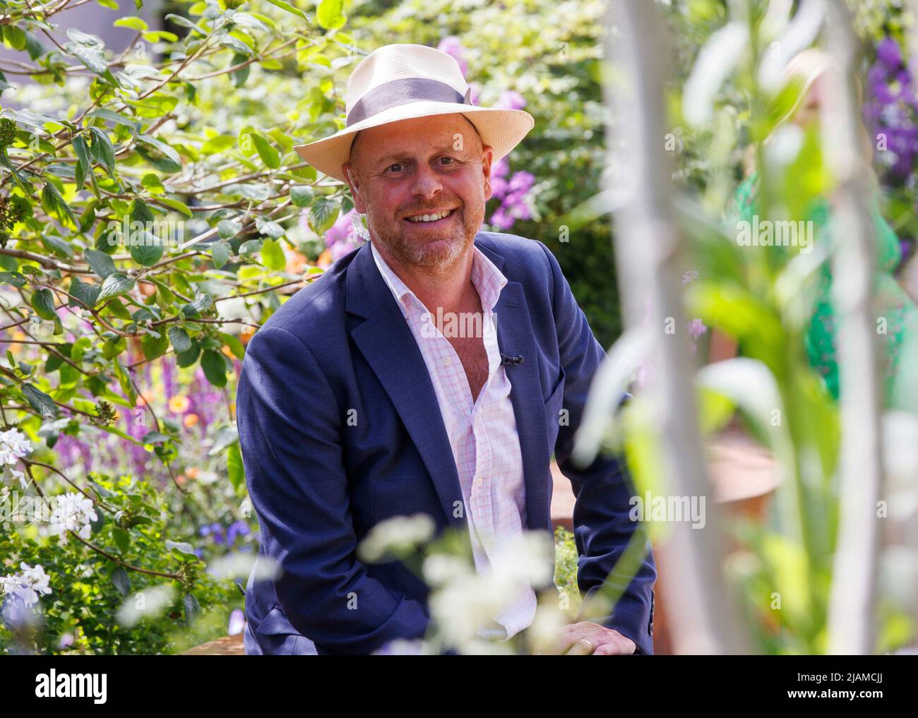Joe Swift, garden expert, designer and television presenter, at the RHS ...