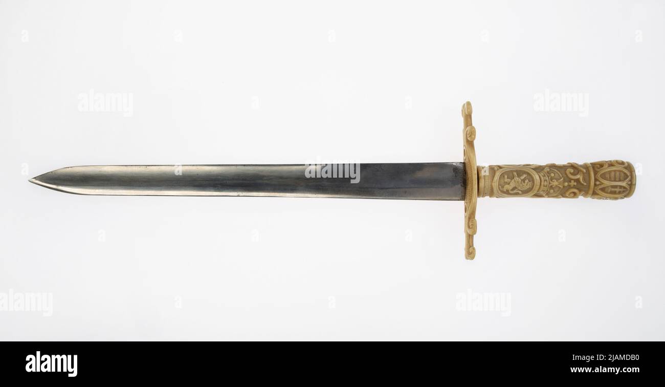 Knife with a bone hilt Stock Photo - Alamy