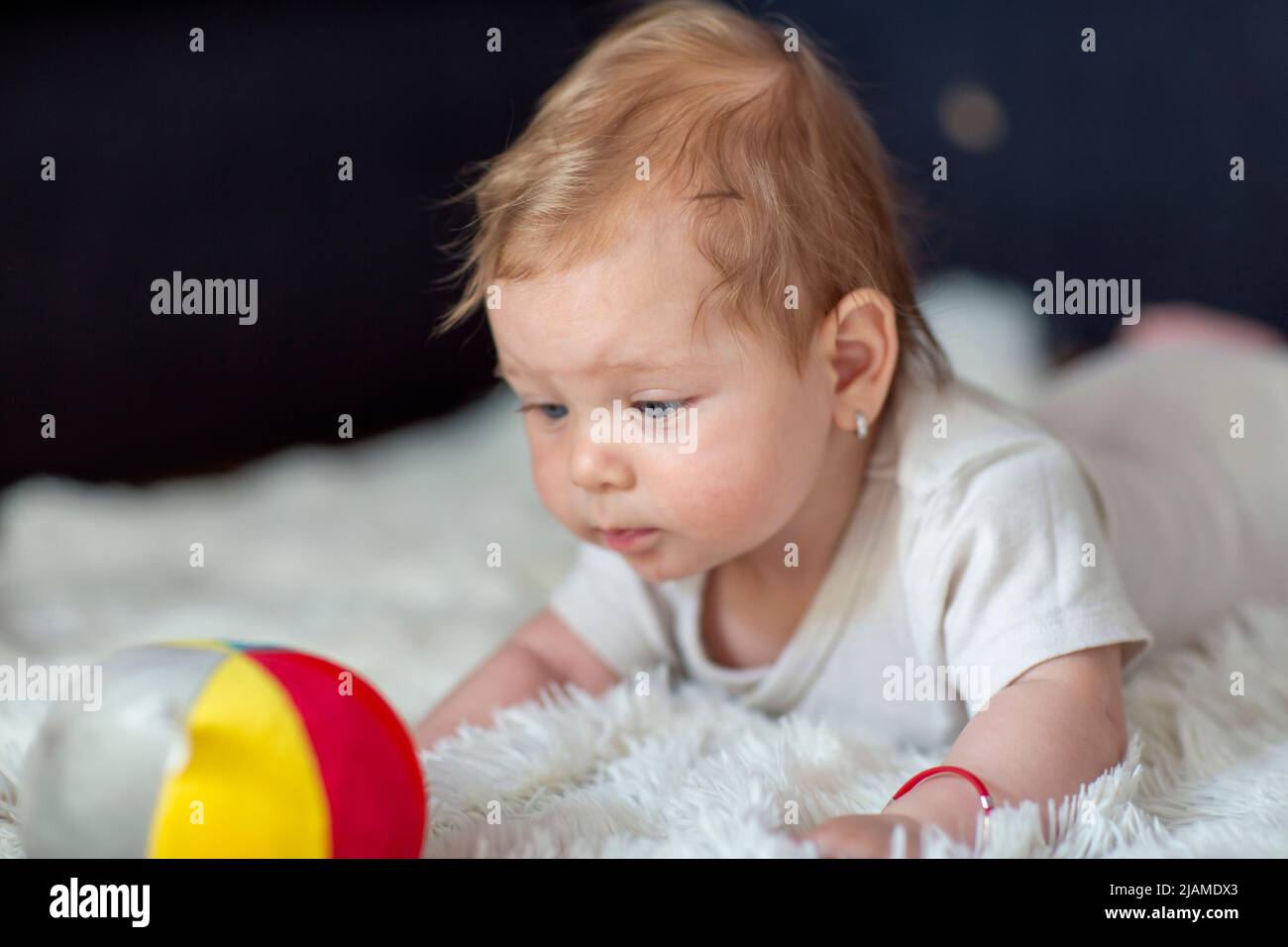 Family fun mother father children balls hi-res stock photography and ...