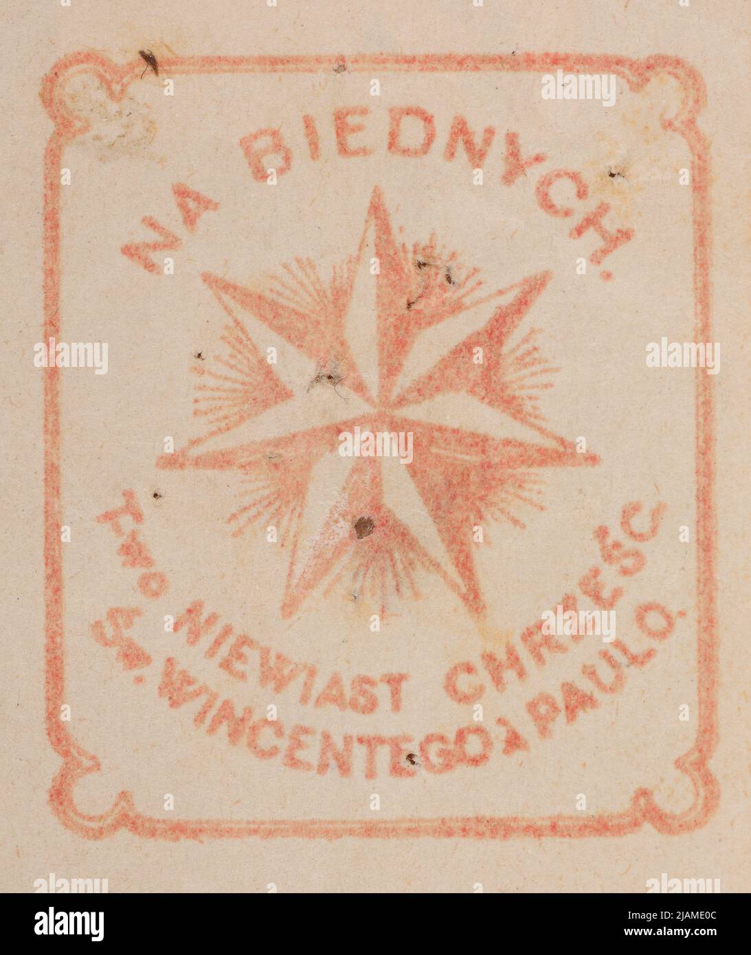 Paper collector’s badge of the Society of the Holy Christian Women of ...