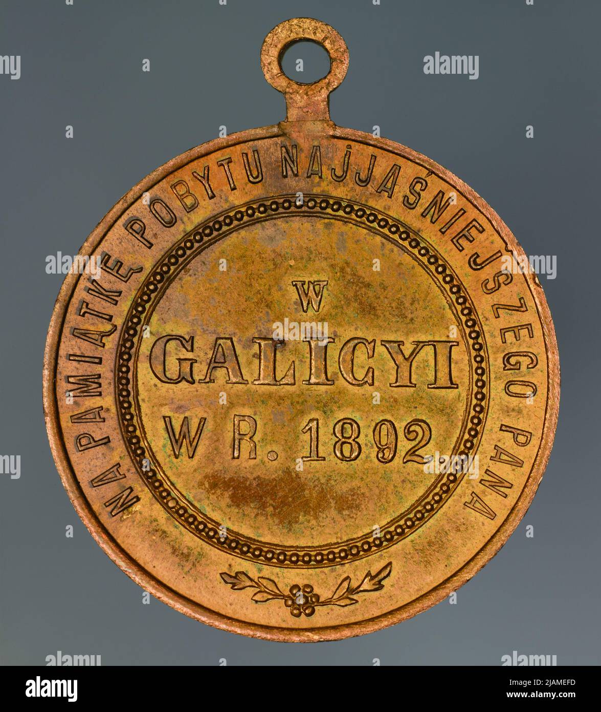 Medal in memory of the stay of the Emperor Francis Józef and in Galicia ...