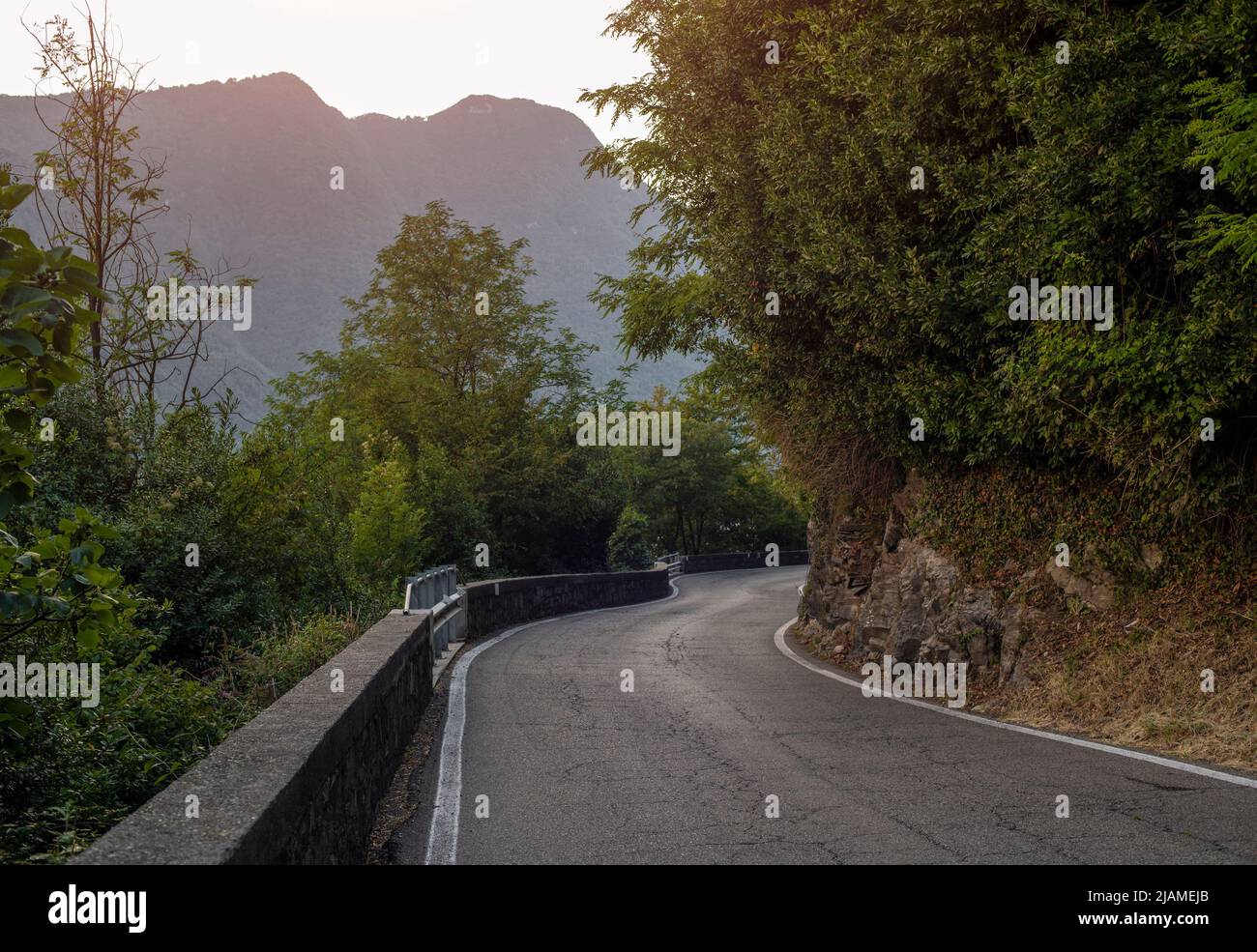 Adventure curve highway road hi-res stock photography and images - Alamy