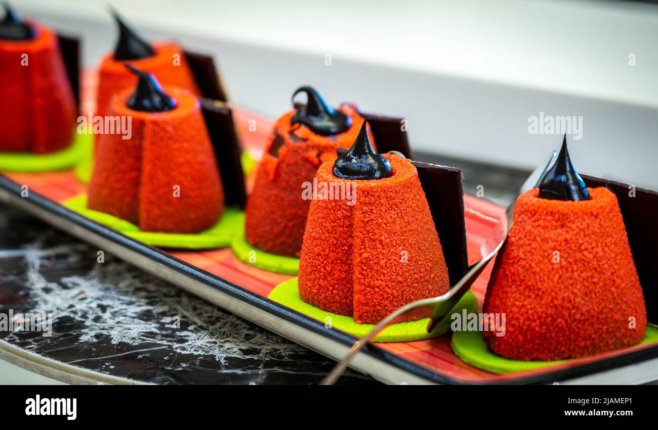Cone shaped cakes hi-res stock photography and images - Alamy
