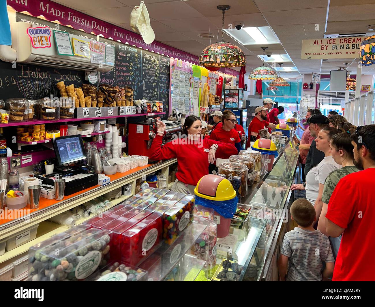 Ben and Bill's Chocolate Emporium store interior at 66 Main Street in ...