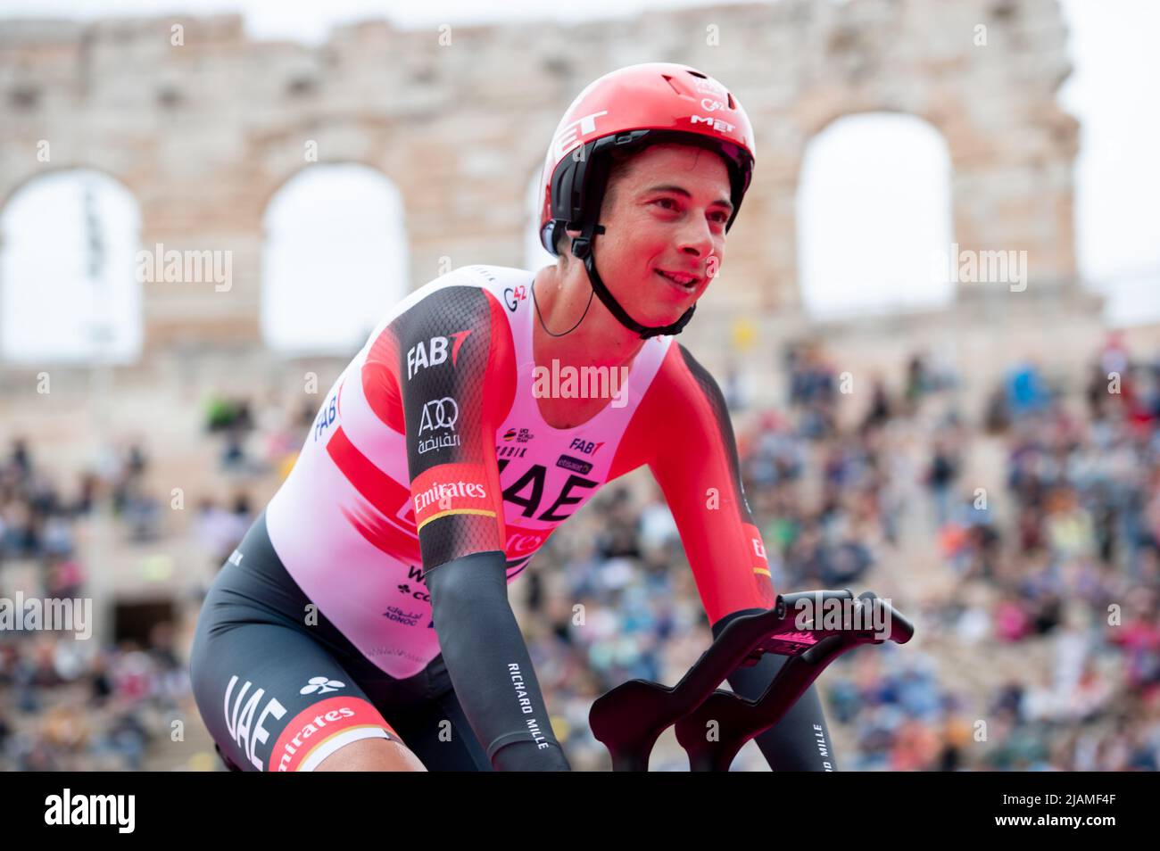 Verona, Verona, Italy, May 29, 2022, Davide Formolo (UAE Team Emirates ...