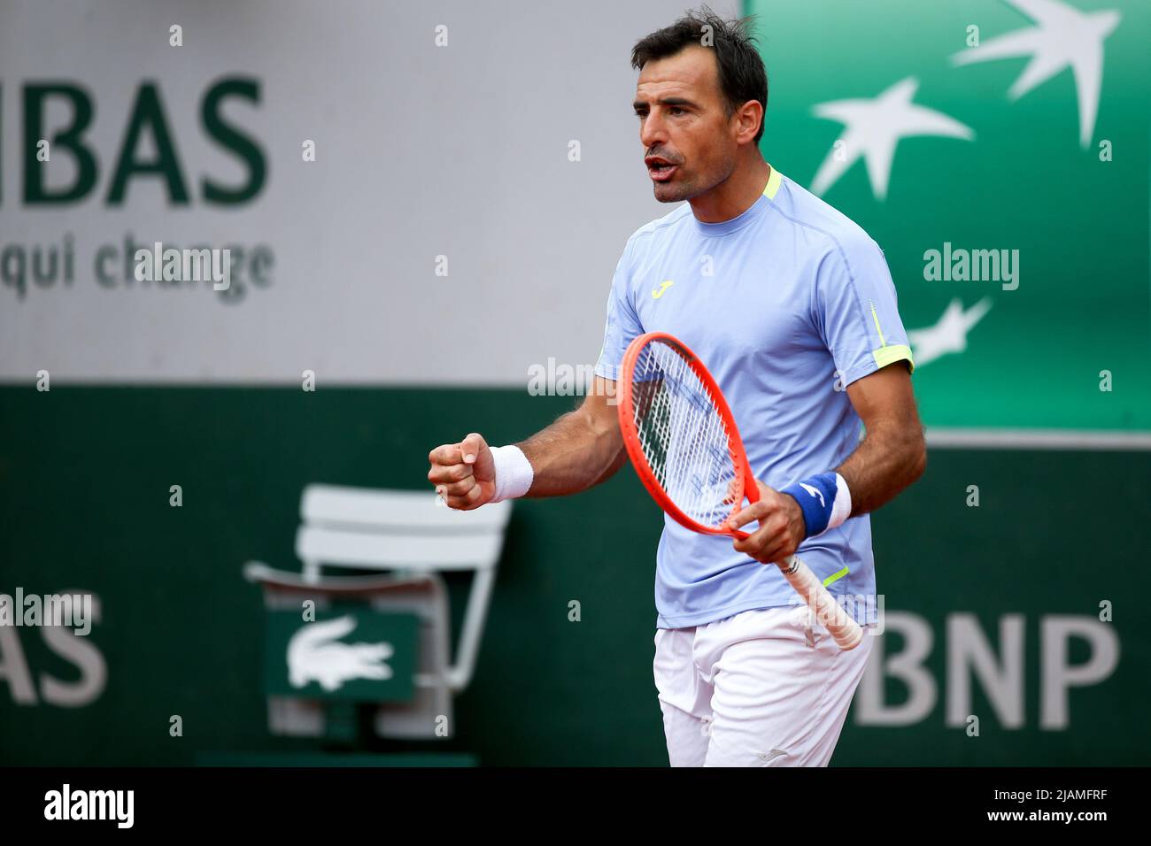 PARIS, IF - 31.05.2022: ROLAND GARROS 2022 - Ivan Dodig (CRO) during ...