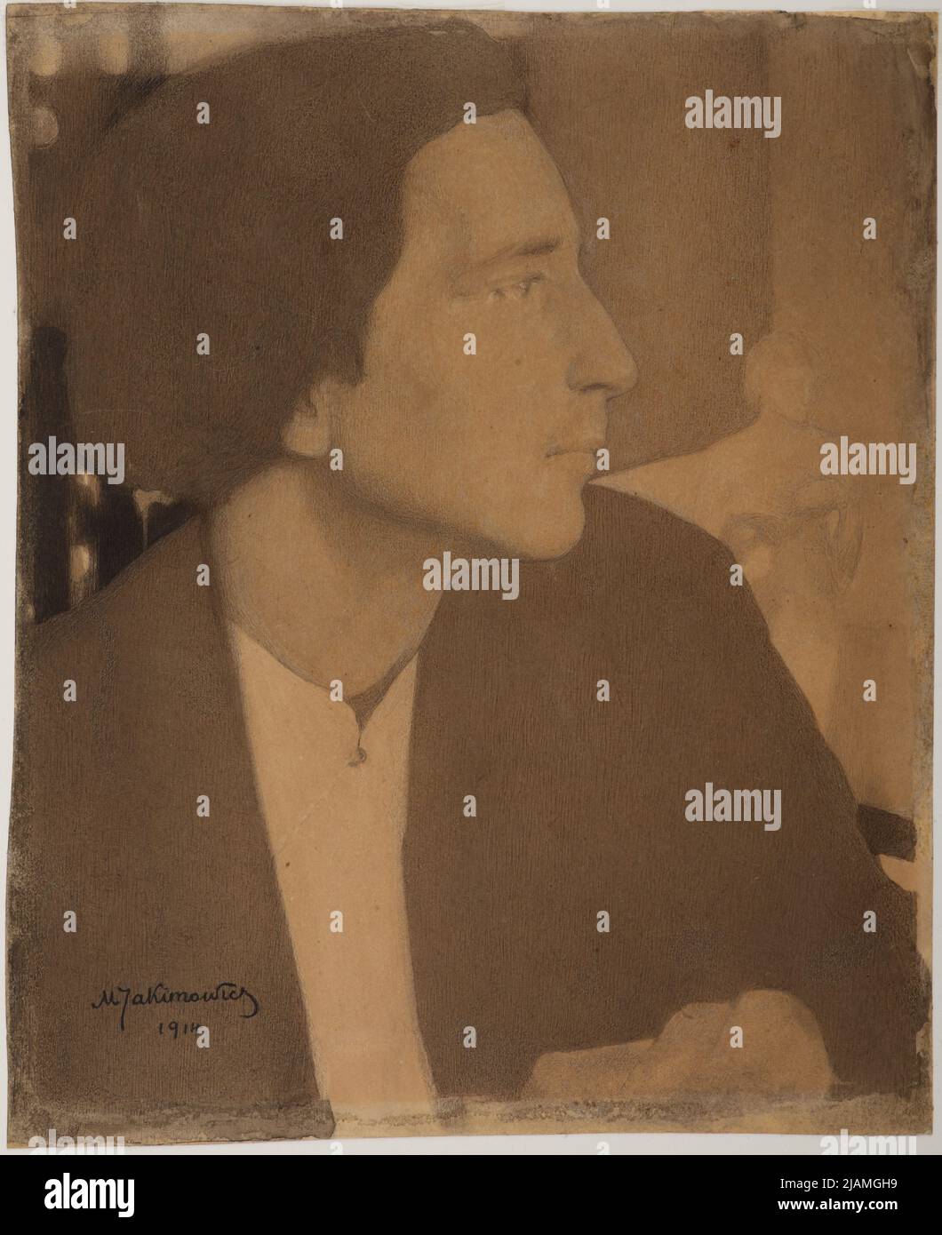 Self portrait Jakimowicz, Mieczysław (1881 1917 Stock Photo - Alamy