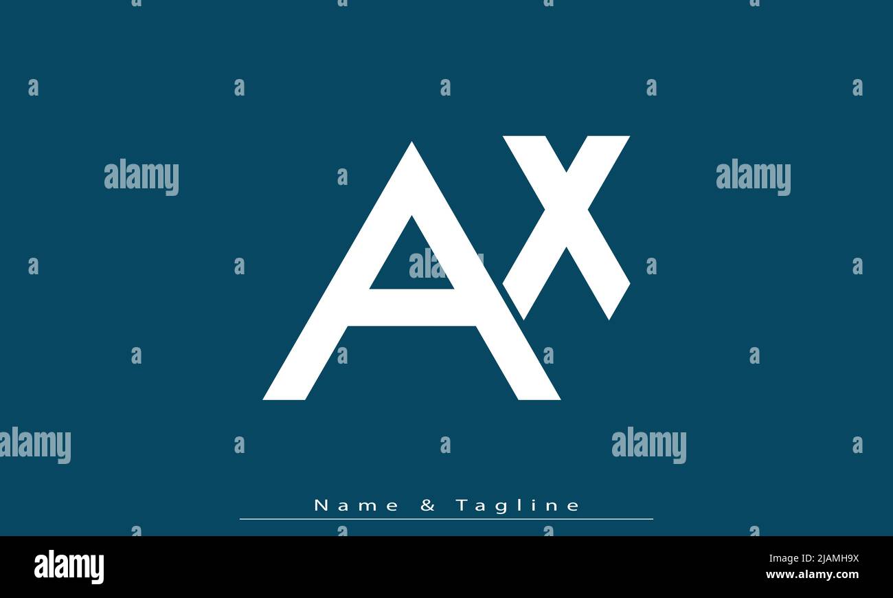 Alphabet letters Initials Monogram logo AX, XA Stock Vector Image & Art ...