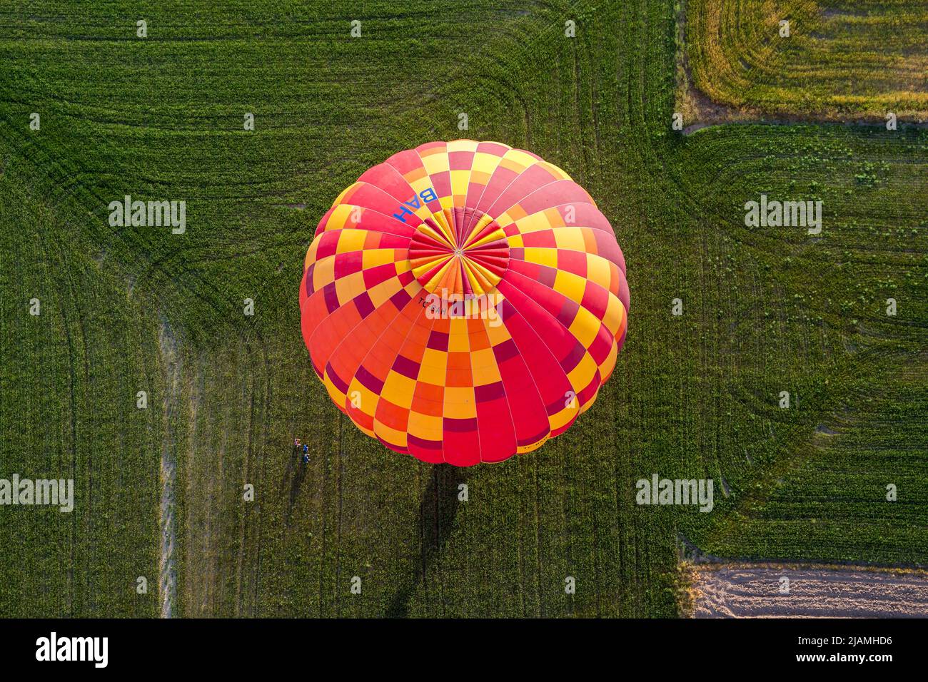 balloon from above Stock Photo - Alamy