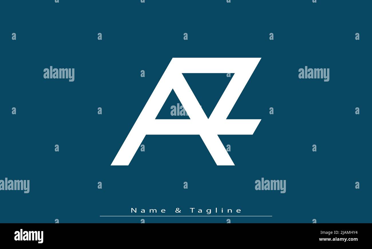 Az logo vector vectors hi-res stock photography and images - Alamy