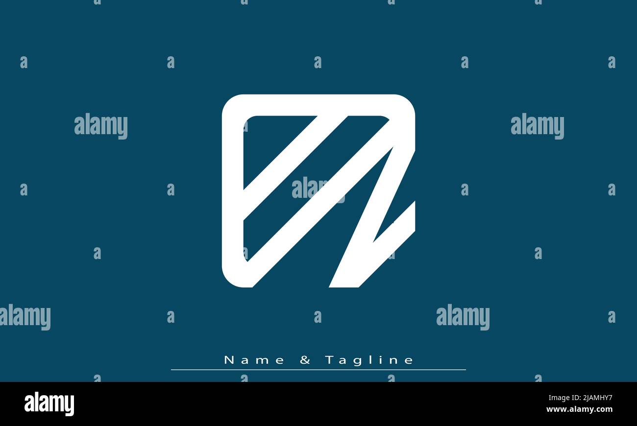 Alphabet letters Initials Monogram logo AZ, ZA Stock Vector Image & Art - Alamy